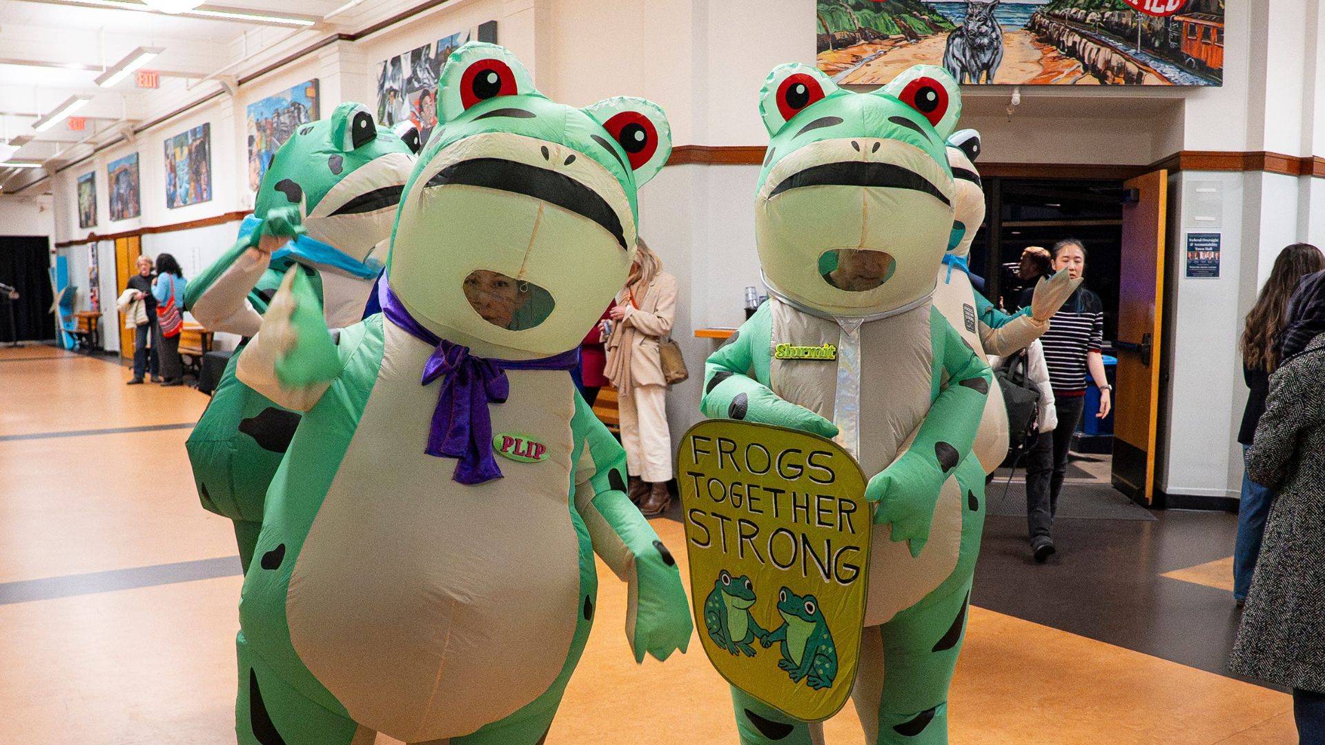 Dems' Epic Meltdown: Libs in Inflatable Frog Suits Hold 'State of the ...